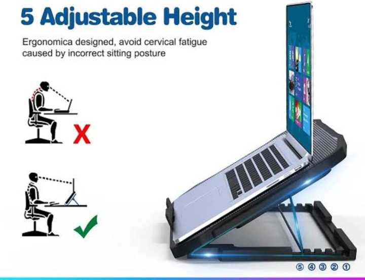 N99 Notebook Cooling Partner Two Heavy Duty Fans 17 Compatible up to 17 ...