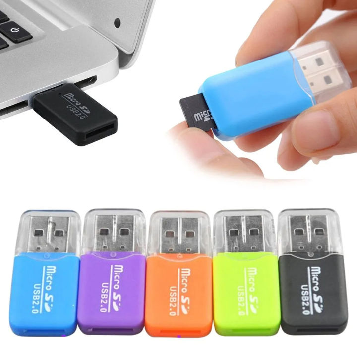 USB2.0 Adapter Flash Card Reader High Speed Mini USB 2.0 Micro SD TF ...