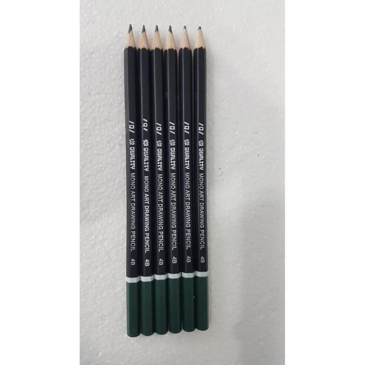 4pcs 4B - Best Drawing Pencil for Sketching/Art Pencil/Artist Pencil– Quality Mono Art Best ...