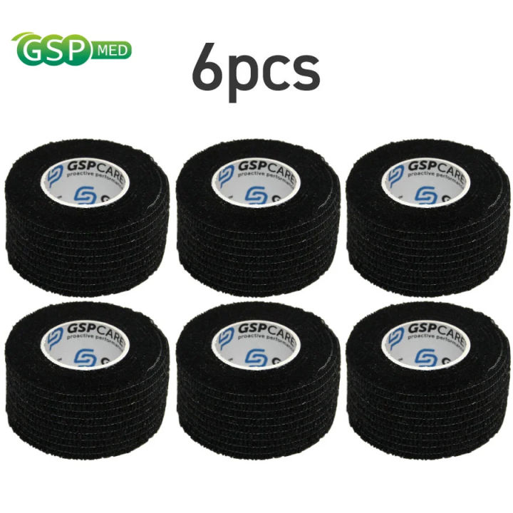 New 6pc elf-Adheive Elatic Bandage 2.5cm Color Finger Protect Grip ...