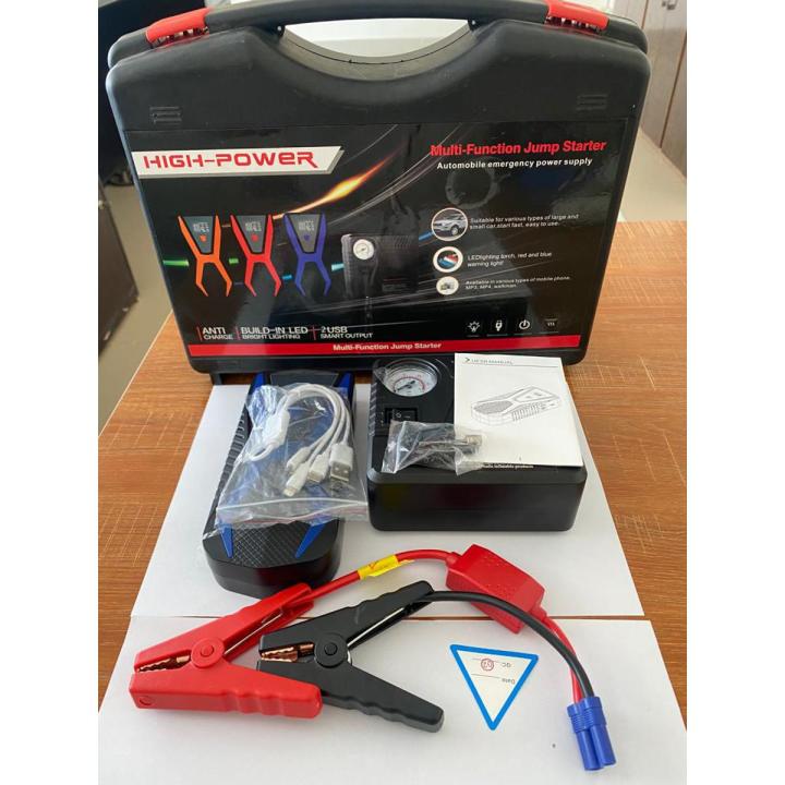 High Power Jump starter power bank With air Compressor | Daraz.pk