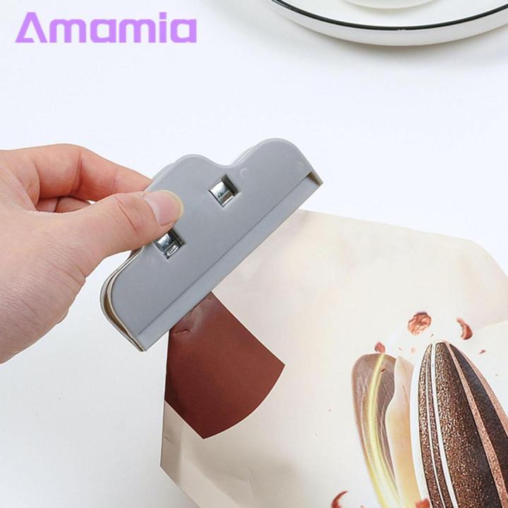 Amamia Sealing Clamp Tight Office Paper Files Clamp Snack Bag Seal ...