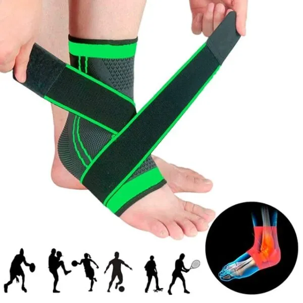 "Adjustable Orthopedic Ankle Brace with Four-Way Elastic Support and ...