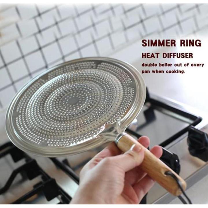 A Slow Fire Ring Aluminum Heat Diffuser w / Handle distributer Pots ...