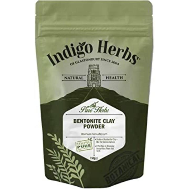 Indigo Herbs Bentonite Clay Powder 250g | Pure Bentonite No Additives ...
