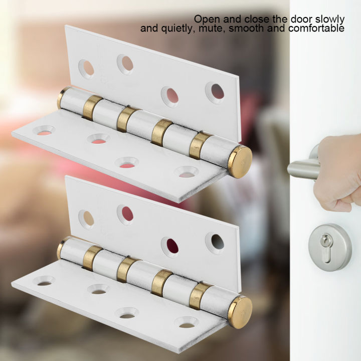 4in 3mm Stainless Steel Door Hinge Loose Leaf Muffler Buffer Hinges ...