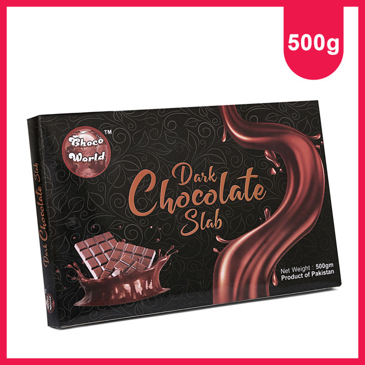 Dark Chocolate Slab – 500 Grams | Rich & Intense | Made in Pakistan by ...