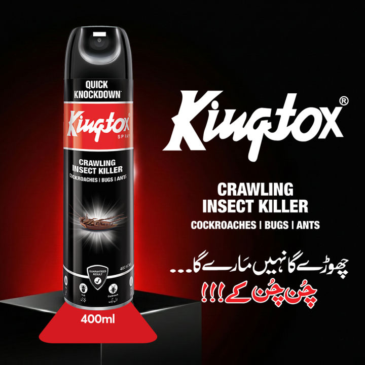 Kingtox Crawling Insect Killer Spray 400ml | Daraz.pk
