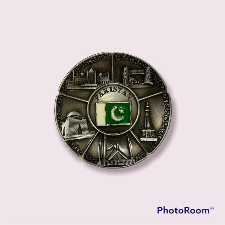 souvenir coustem made metal magnets representable of pakistan fridge ...