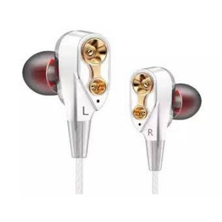 Audionic DAMAC D-50 Dual Drivers Earphone - Handsfree | Daraz.pk