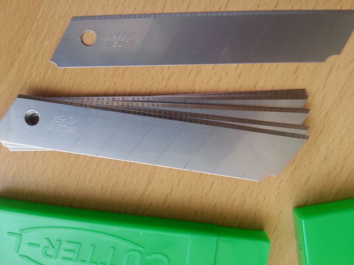 Knife Cutter Blade Utility pack of 10pcs Korean original 100% | Daraz.pk