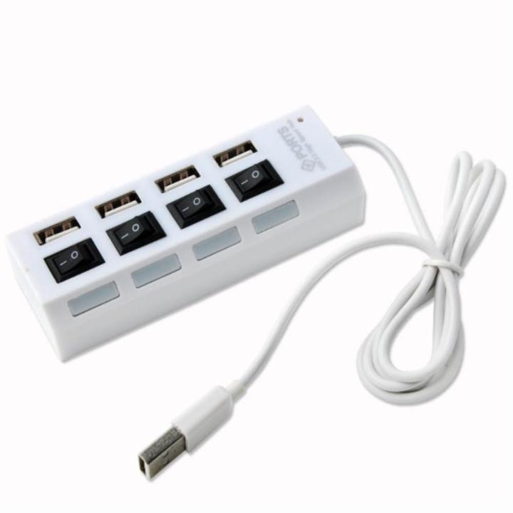 4 Ports USB Hub Special with USB Flexible Light | Daraz.pk