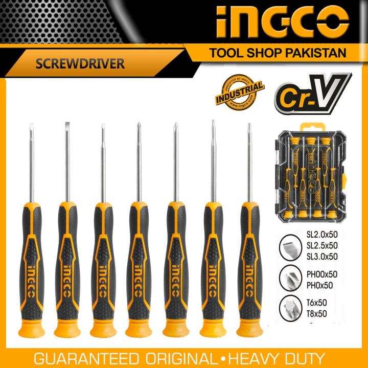 Ingco 7pcs Precision Screwdriver Set | Daraz.pk