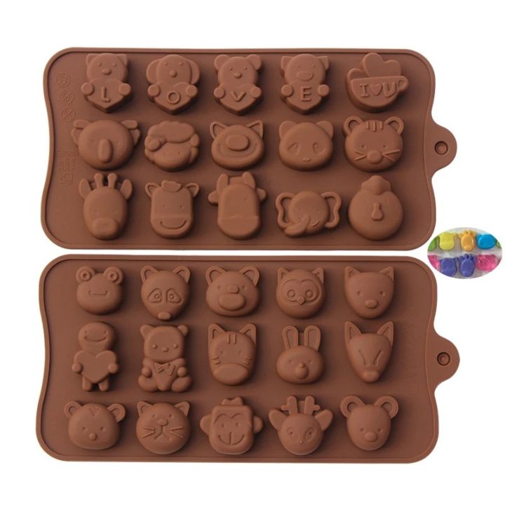 1 Pieces Random shape Chocolate Moulds Silicone Shapes, Food Grade ...