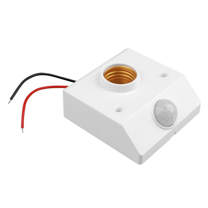 Pack of 2 Automatic Infrared PIR Motion Sensor Bulb Holder E27 Base ...