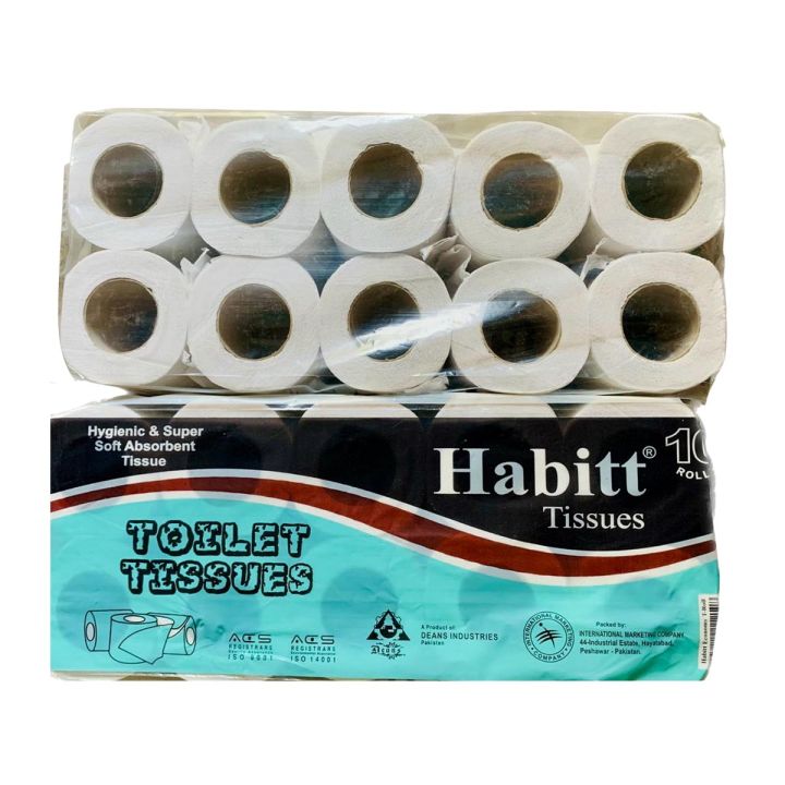 Toilet Tissue Roll 18 Meter-Pack of 10 Roll | Daraz.pk