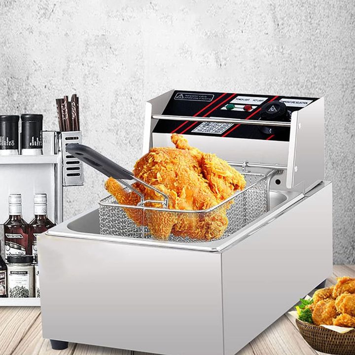 Electric Deep Fryer Stove double Cylinder Imported Commercial Home ...