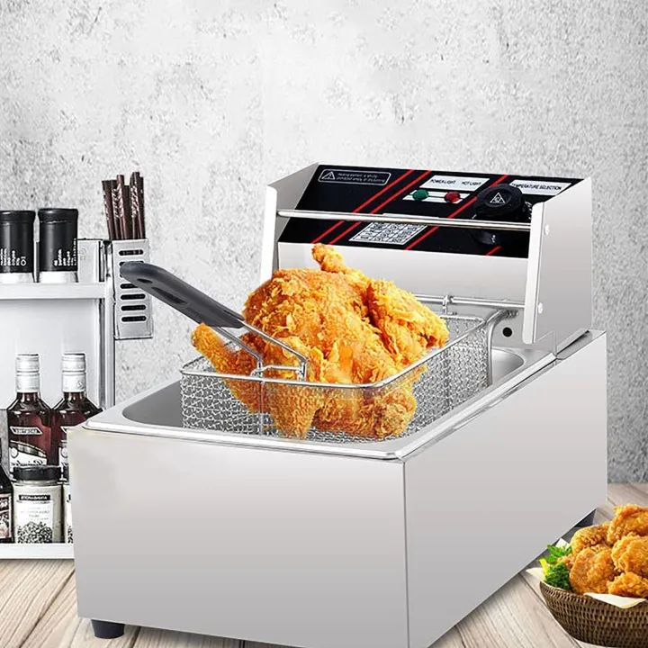 Electric Deep Fryer Stove double Cylinder Imported Commercial Home ...