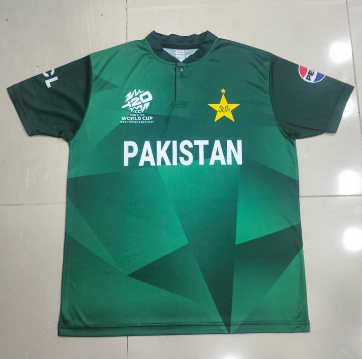 PAKISTAN WORLD CUP CRICKET 2024 JERSEY | Daraz.pk
