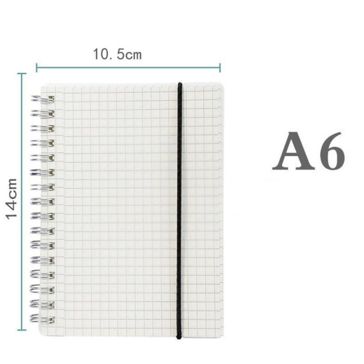 A6 size Spiral book Lightweight Spiral binding Blank pages Coil ...