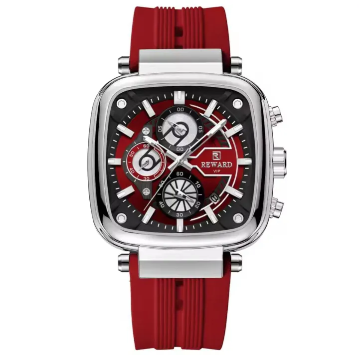 Stylish Red & Black Men’s Sports Watch | Reward VIP Chronograph with ...