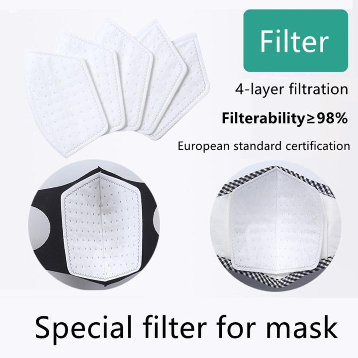 [Self-adhesive] 4-layer mask filter / ice silk cotton mask special ...