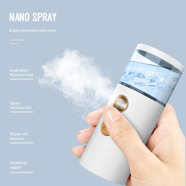 【In stock】USB Ultrasonic Nano Mist Sprayer Facial Air Hydrating ...