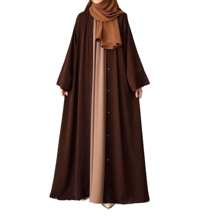Abaya For Girls New Design 2025 Stylish Chocolaty Abaya With Inner ...