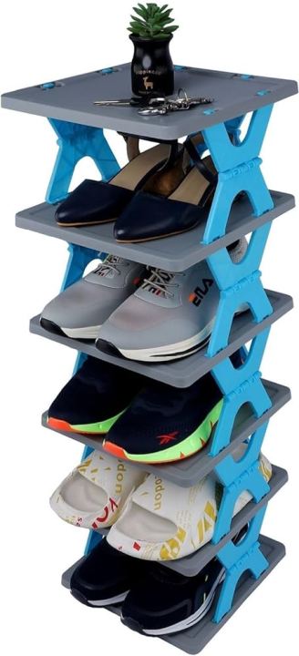 Foldable Multifunctional Shoe Rack, Space Saving Shoe Organizer ...