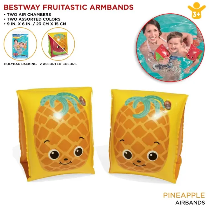 Bestway Inflatable Pool Swimming Friendly Fish, Strawberry, Pineapple ...