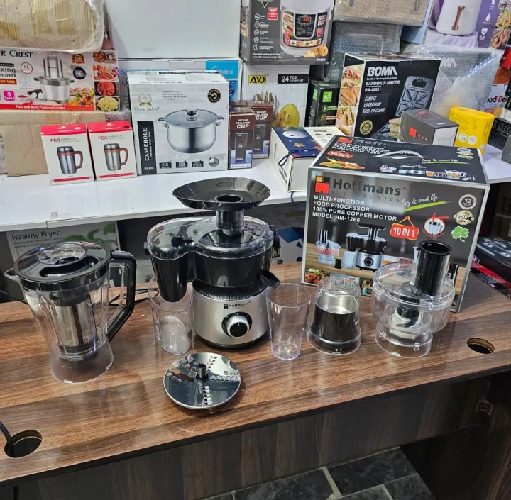 German Lot Imported Hoffmans 10-in-1 Multifunctional Food Processor ...