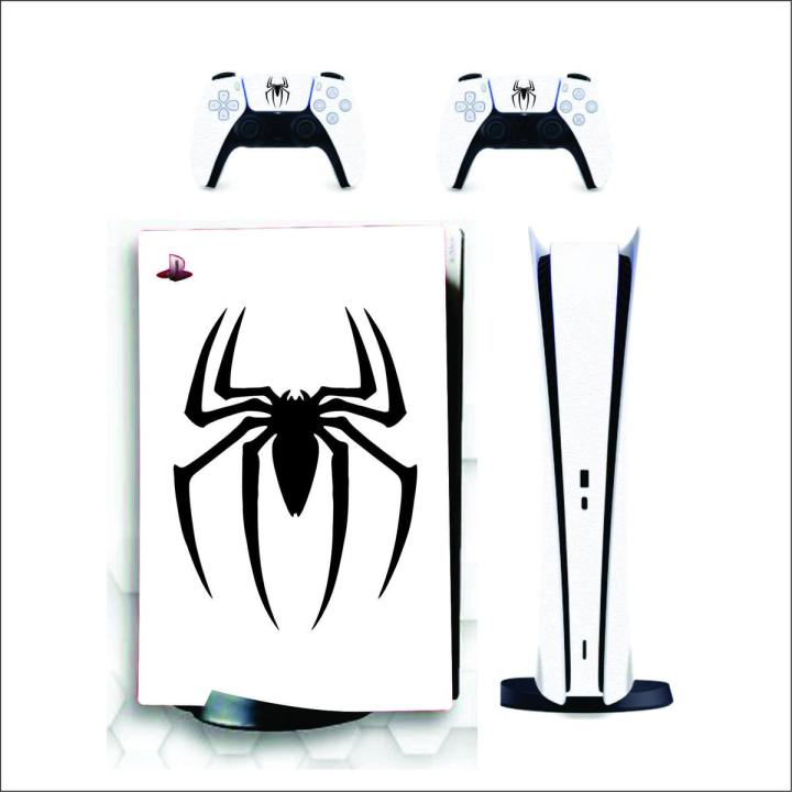 Sony Ps5 Digital full body Spiders Design skin with 2 Controllers ...