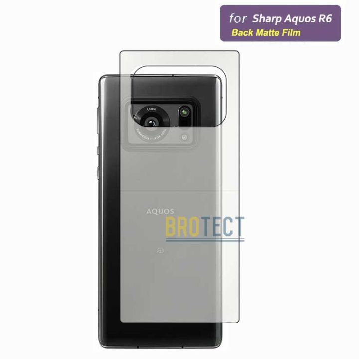 Sharp Aquos R6 Back Protector Matte Skin Vinyl Film Sheet Sticker Wrap ...