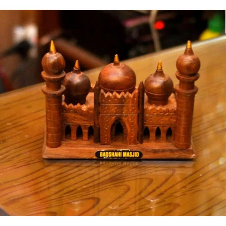 Badshahi Masjid Handcrafted Wooden Model | Daraz.pk