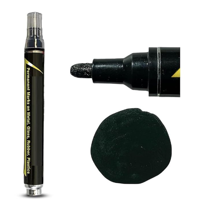 M&G Black Metallic Permanent Paint Marker - 1 Piece | Daraz.pk