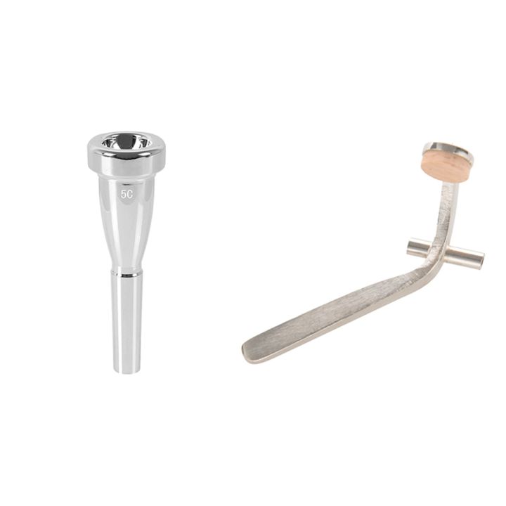 1 Pcs 5C Trumpet Mouthpiece Trumpet Mouthpiece & 1 Pcs Trombone Spit ...