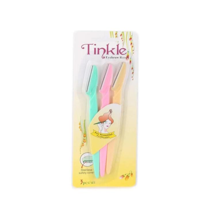 Pack Of 3 Tinkle Razors For Facial Hair And Eyebrows | Daraz.pk