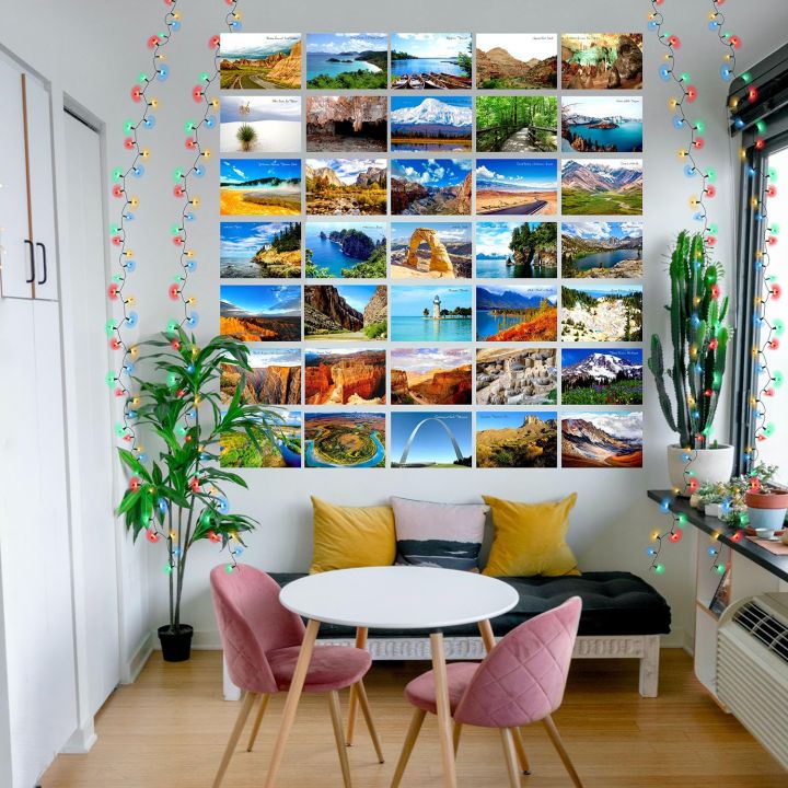 National Park Posters Wall Collage Kit 50 Pcs - Nature Adventure Art ...