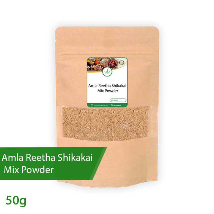 Amla Reetha Shikakai Mix Powder 50g | Daraz.pk