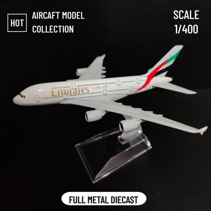 SAKURA Scale 1:400 Metal Aircraft Replica Emirates Airlines A380 B777 ...