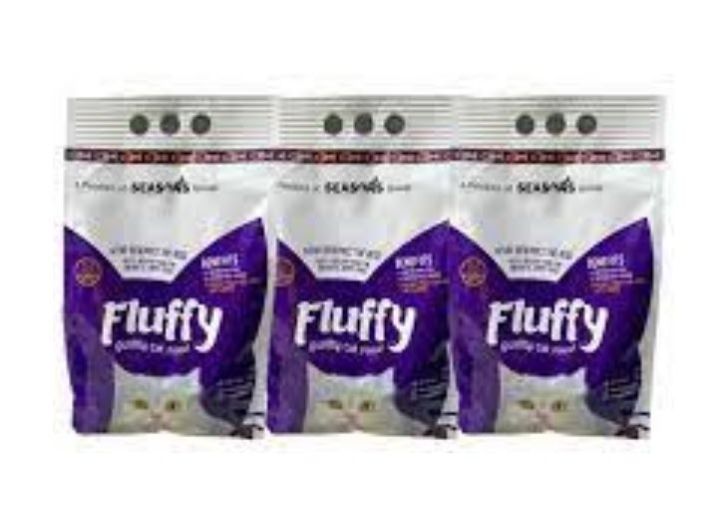 Fluffy Cat Food Pack of 3 - 1.2 KG Pack - Healthy Quality Dry Cat Food ...