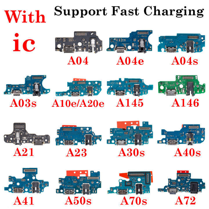 USB Charging Charger Dock Connector Port Flex For Samsung A03 A04 A30 A40 E S A10E A20E A14 A145 ...