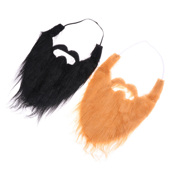 Handmade Wig Beard Hats Crochet Mustache Halloween Party Decoration Wig ...