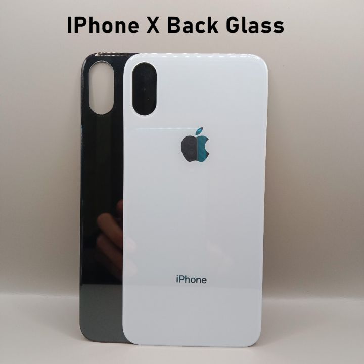 iPhone X Back Glass Battery Cover Replacement Premium Glass with ...