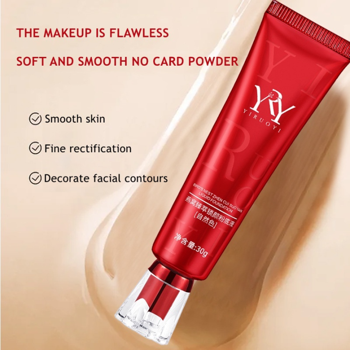 YRY Liquid Foundation - Oil-control Waterproof Hydrating Makeup Base ...