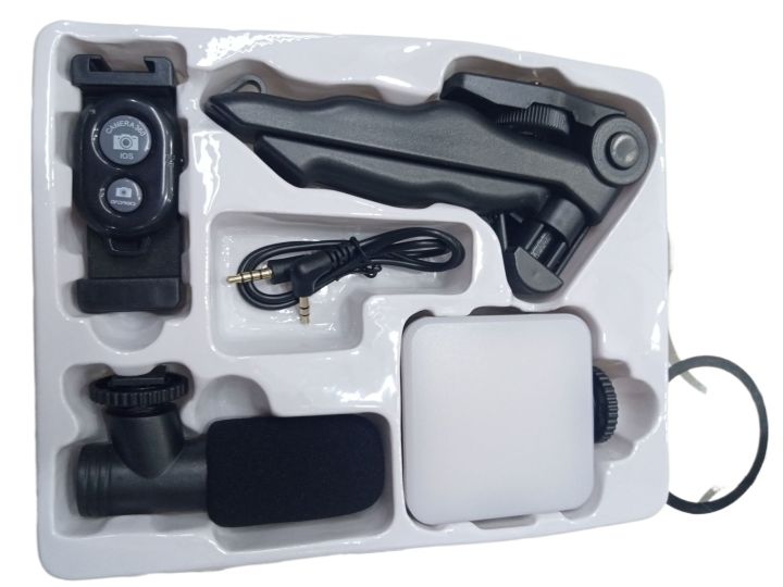 ay-49 vlogging kit | video making kit for YouTubers| tripod stand,light ...