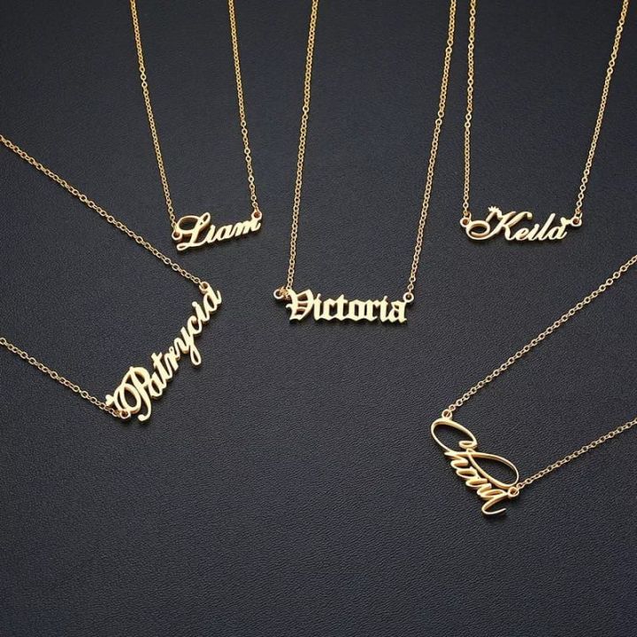 Customized Name Necklace - Custom Engraved Pendant for Special Gift ...