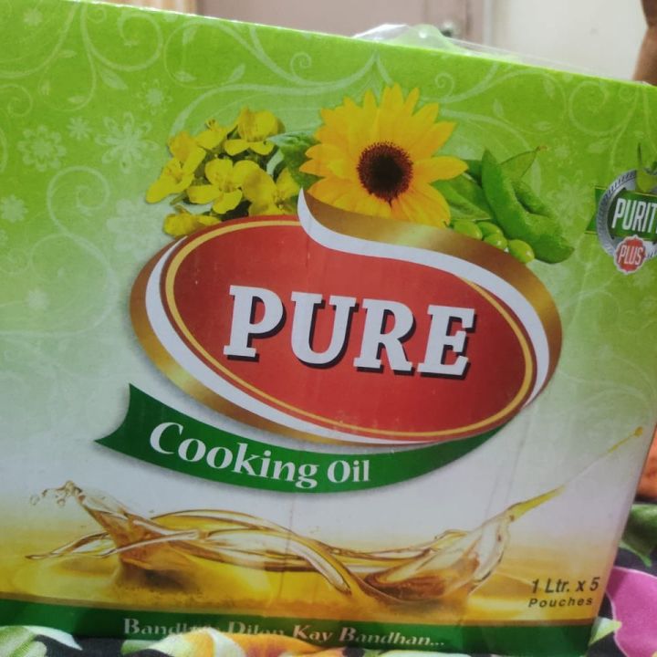 Pure Cooking Oil 1x5 Ltr Carton | Daraz.pk