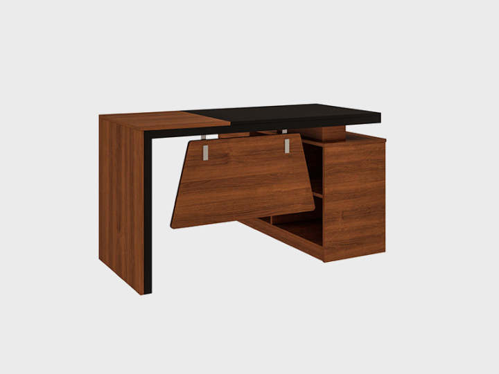 INTERWOOD Omega Jr. Desk With Side Rack Right - Secure delivery ...