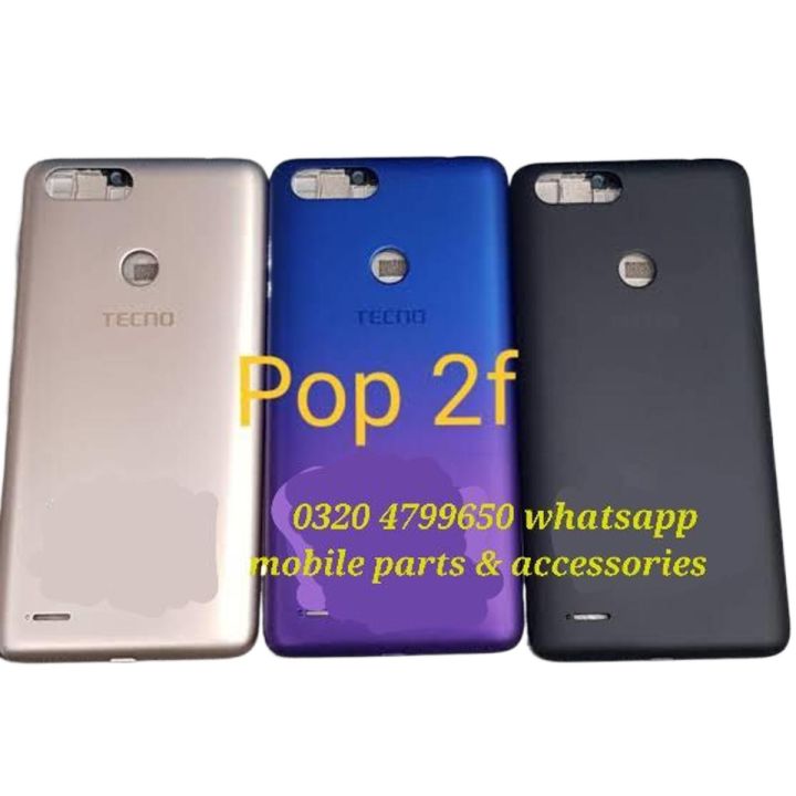 tecno pop 2f back replacement cover | Daraz.pk